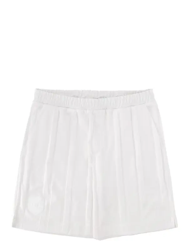 Hugo Boss Wide Leg Shorts With Elastic Waistband - White