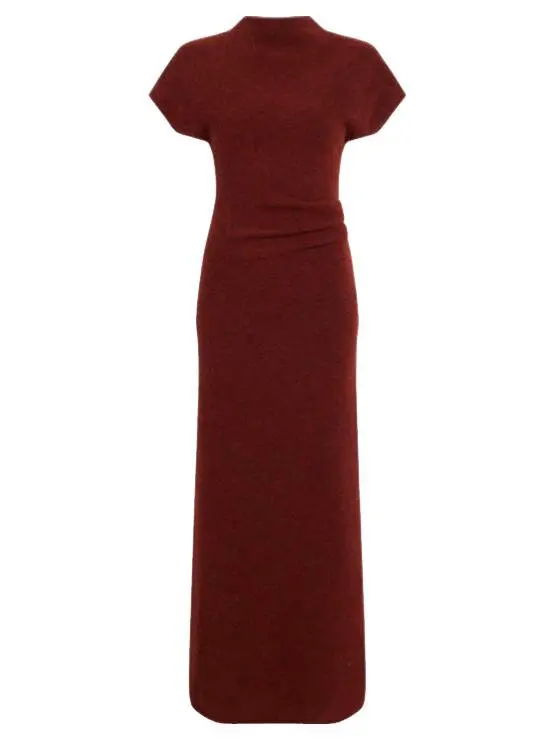 Proenza Schouler Abie Knitted Maxi Dress - Red