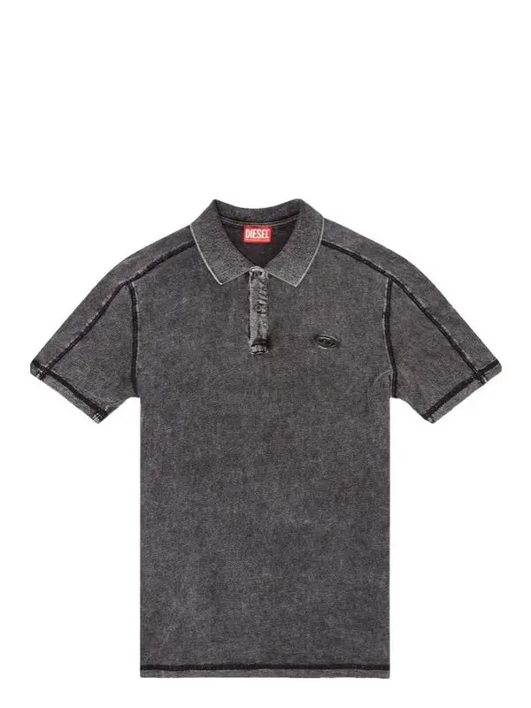 DIESEL® T-swind-r1 Polo Top - Black