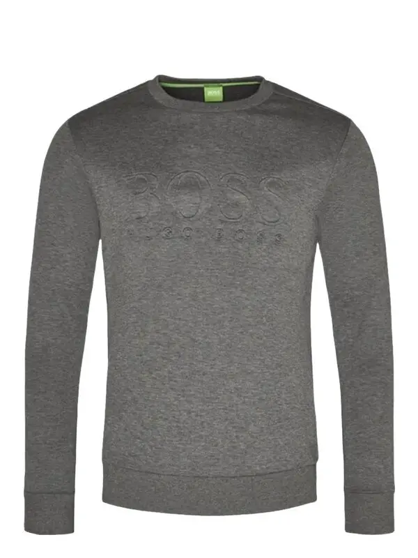 Hugo Boss Long Sleeve Crew Neck Sweater - Gray
