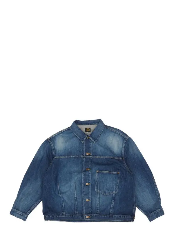 Needles Long-sleeve Denim Trucker Jacket - Blue