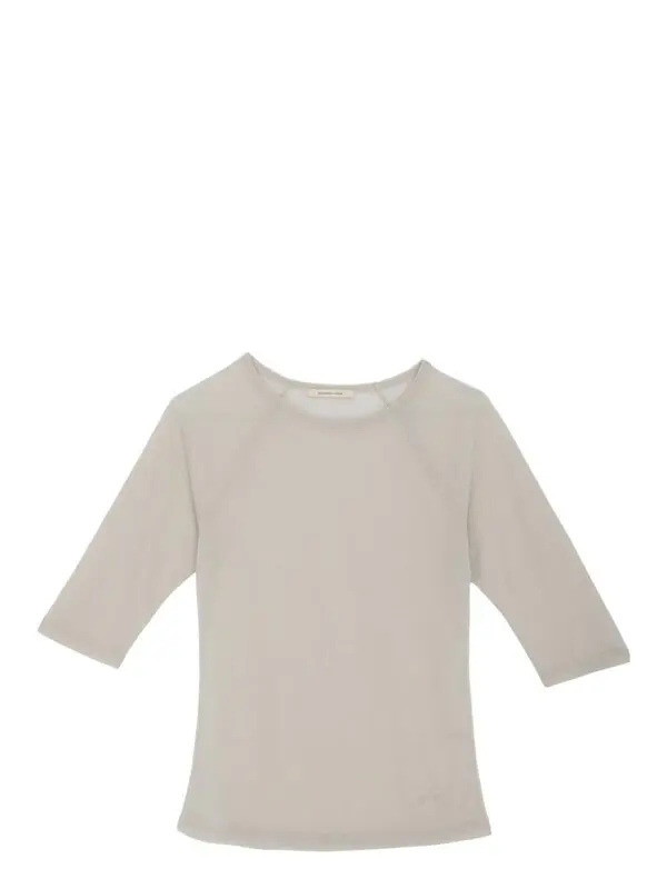 Paloma Wool Crew Neck 3/4 Sleeve Top - Off White