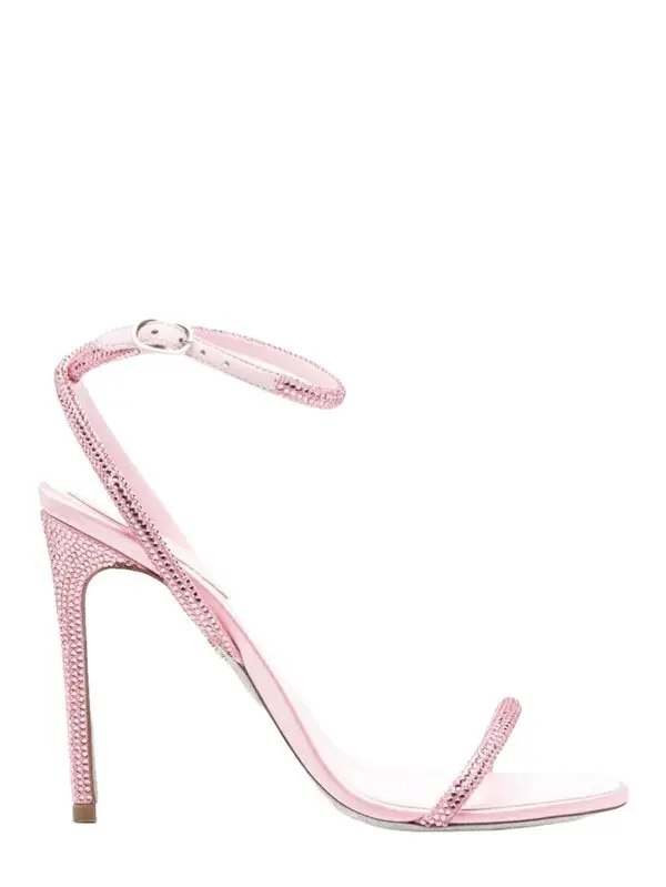 Rene Caovilla Ellabrita Embellished-strap Heeled Sandals - Pink