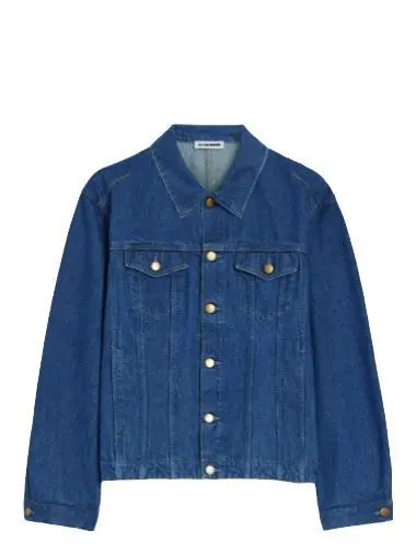 JIL SANDER Denim Blouson Jacket - Medium Denim