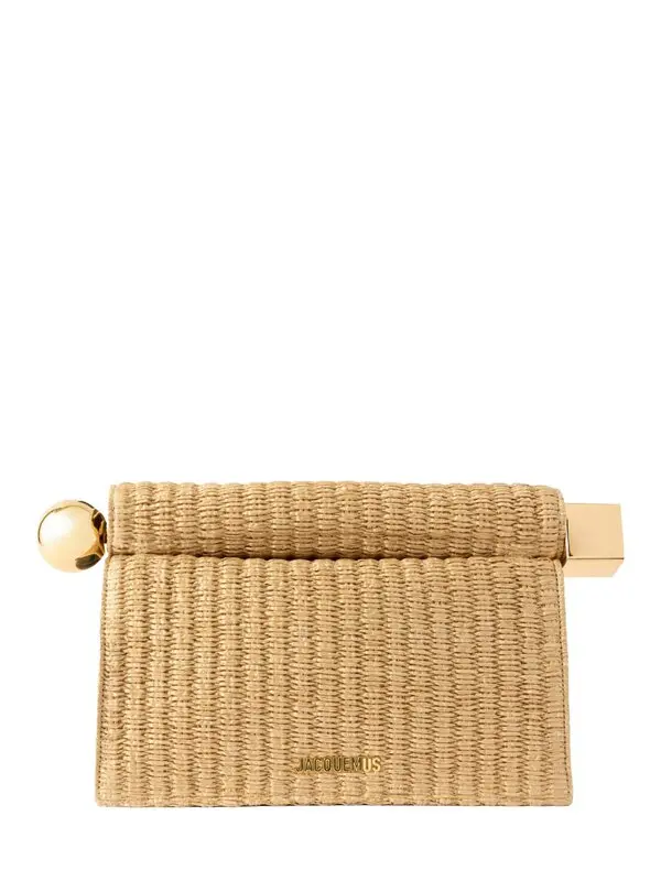 Jacquemus La Plage Clutch - Nude