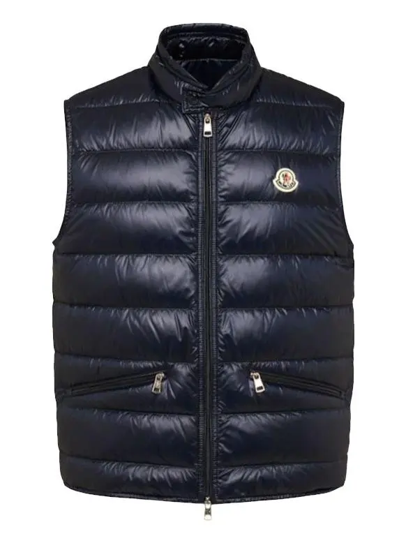 Moncler Gui Quilted Down Vest - Black