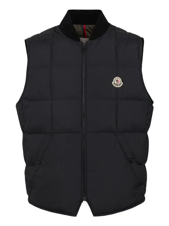 Moncler Elberton Quilted Down Vest - Black