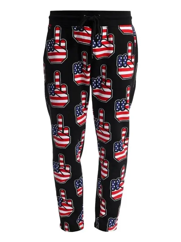 Moschino Printed Sweatpants - Black
