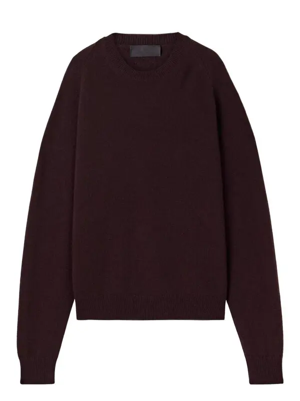 NILI LOTAN Trisha Cashmere Knitwear - Wine Red