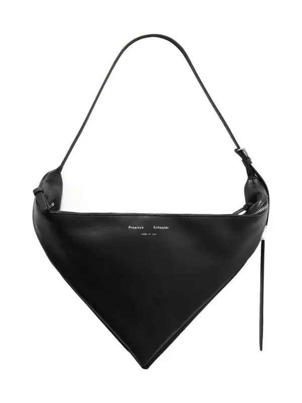 Proenza Schouler Tetra Leather Shoulder Bag - Black