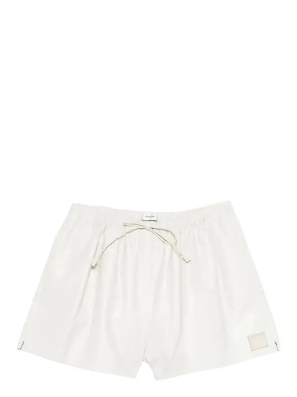 HAIKURE Drawstring Shorts With Appliqué Detailing - White