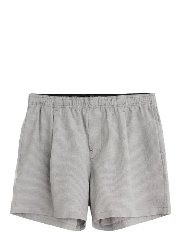 Our Legacy Seersucker Pleated Shorts - Gray