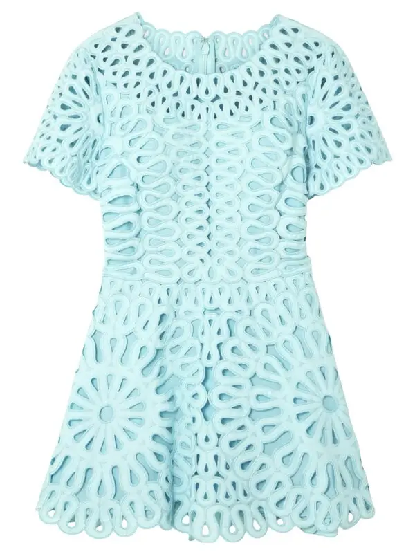 Simkhai Emrys Cut-out Mini Dress - Blue