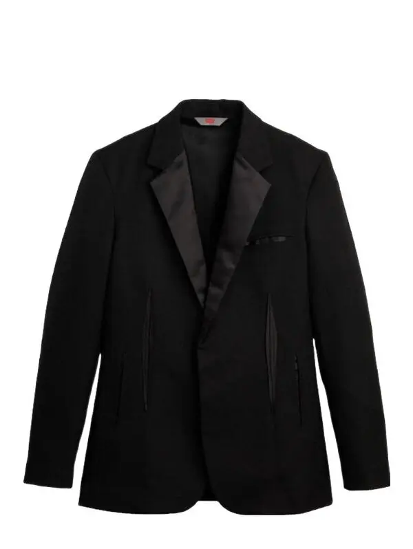 KIKO KOSTADINOV X LEVIS Kiko Kostadinov X Levi's Blazer With Satin Trim - Black