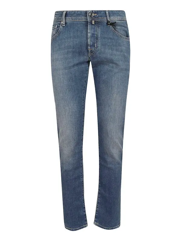 Jacob Cohen Belt Loop Jeans - Mediumblue