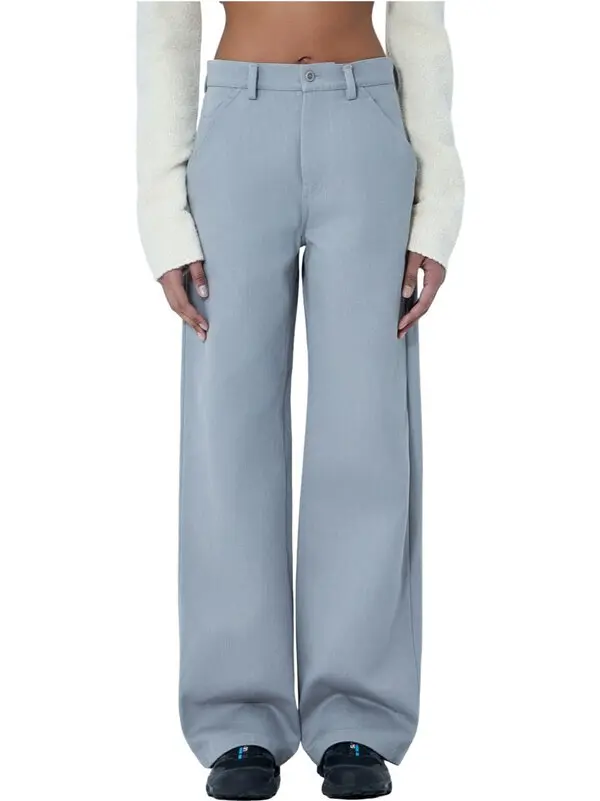 RIER Wide-leg Tailored Pants - Blue