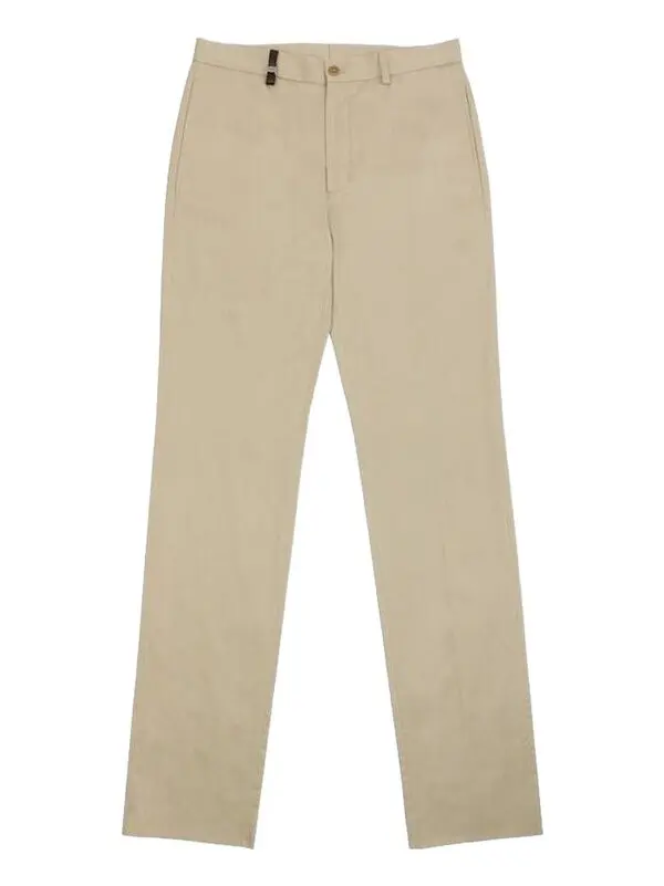 FERRAGAMO Straight Leg Casual Pants - Nude
