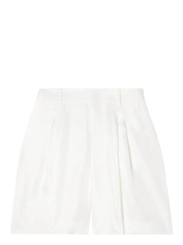 LISA YANG Pleated Shorts - Cream