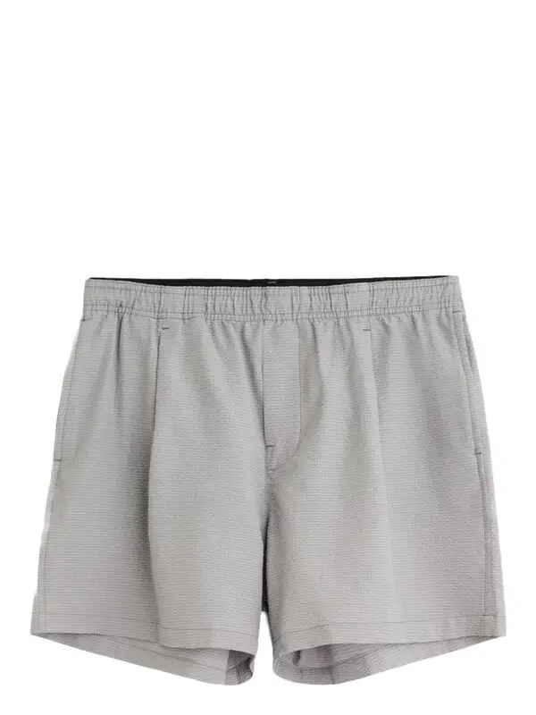 Our Legacy Seersucker Pleated Shorts - Gray
