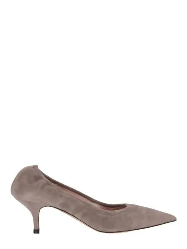 P.a.r.o.s.h Suede Pointed Toe Stiletto Pumps - Gray