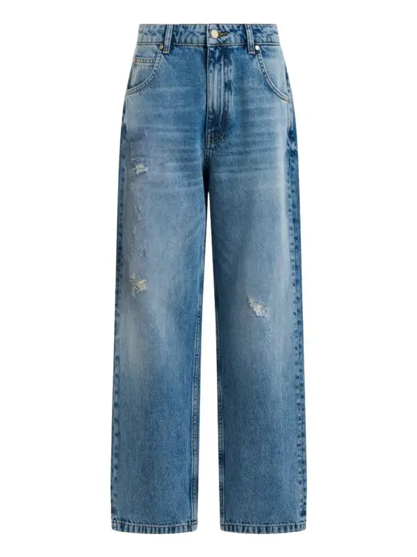 Essentiel Antwerp Jansen Distressed Boyfriend Jeans - Blue