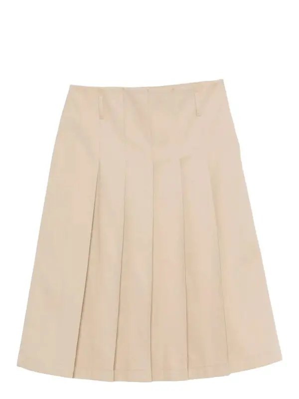 A.p.c. Pleated Mini Skirt - Nude