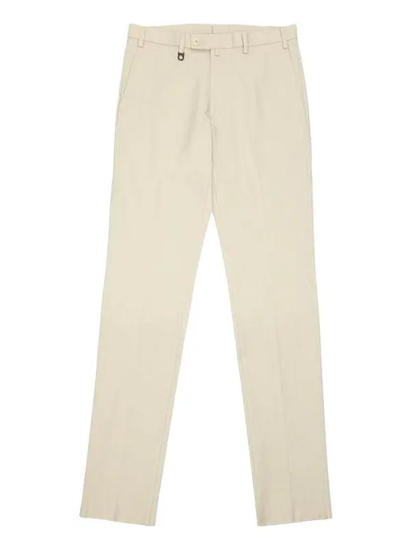FERRAGAMO Straight Leg Casual Pants - Nude