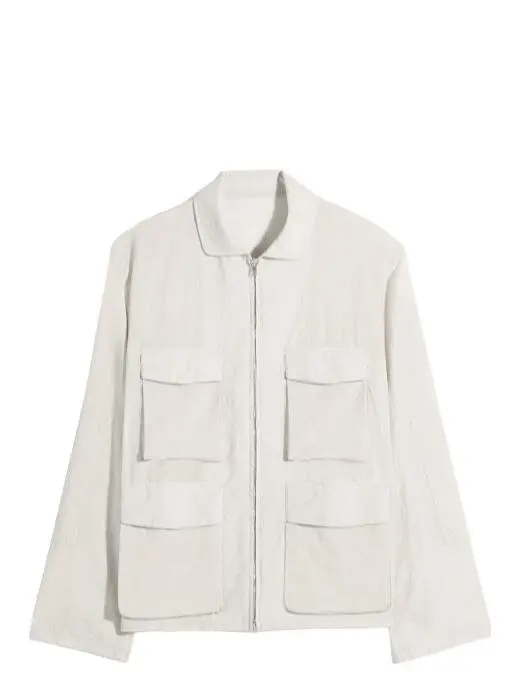 LEMAIRE Pocket Zip Jacket - Gypsum Color