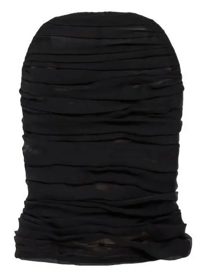 Balenciaga Draped Bustier Top - Black