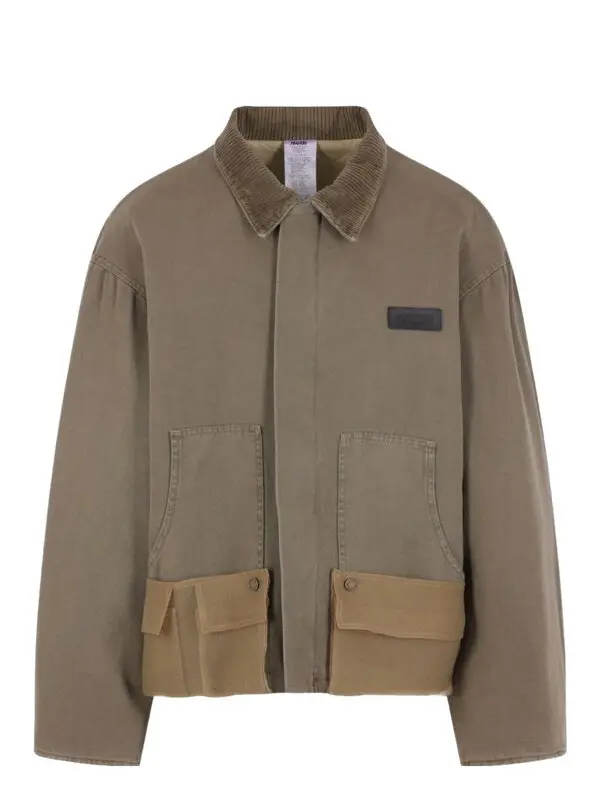 MAGLIANO Long Sleeve Jacket With Patch Pockets - Green