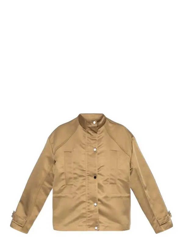 ALLSAINTS Luellah Stand Collar Jacket - Nude
