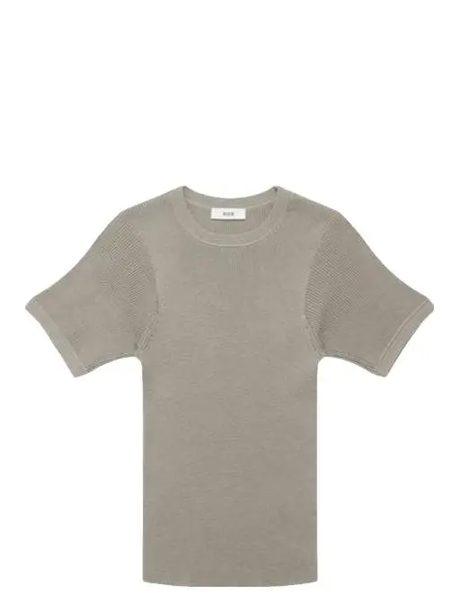RIER Crew Neck Short-sleeved T-shirt - Gray