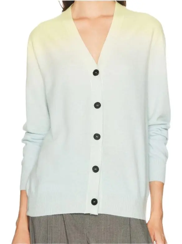 JIL SANDER Gradient Cardigan - White