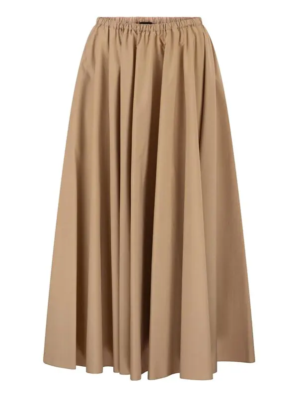 Fabiana Filippi Elasticated Midi Skirt - Nude