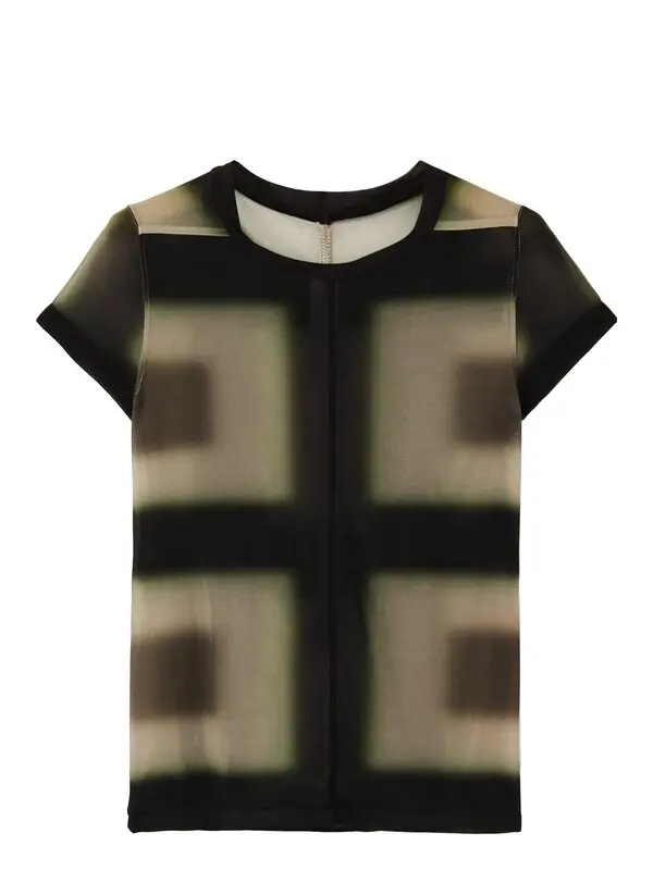 Rick Owens Short Sleeve Crewneck T-shirt - Black