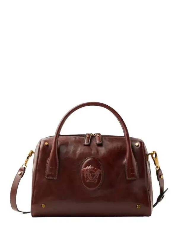 Versace Romy Small Tote Bag - Brown