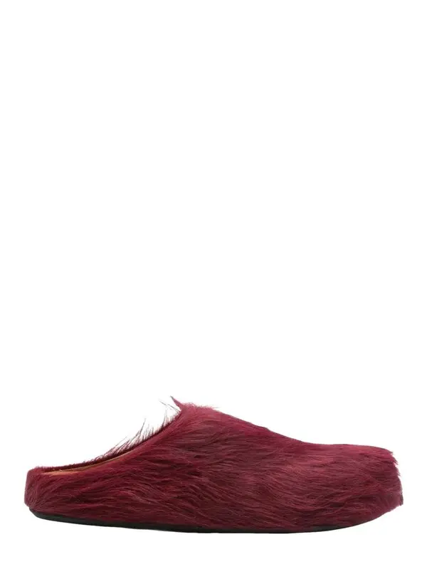 Marni Long-hai Mules - Red