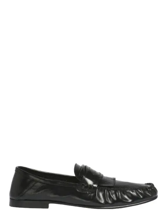 Marni Collapsible Heel Tassel Loafers - Black