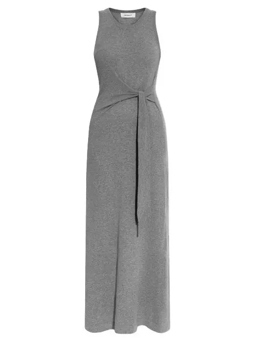 LISA YANG The Angeline Maxi Dress - Gray