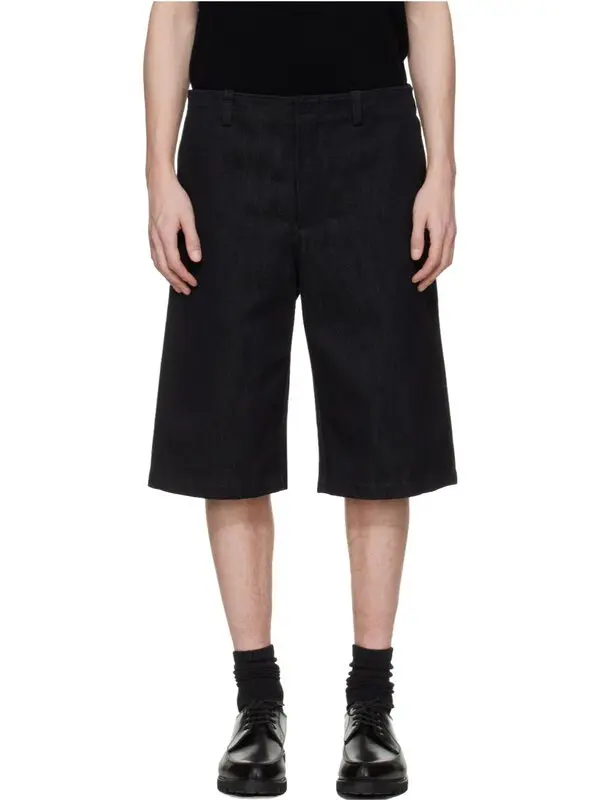 RIER Utility Gabardine Shorts - Vintage Black