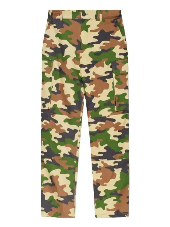 J.W.ANDERSON Camouflage Print Cargo Pants - Nude