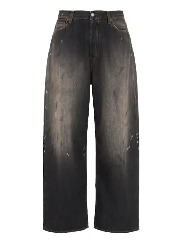 Acne Studios Trafalgar Loose Fit Jeans - Black