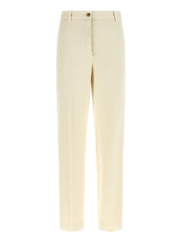 Dries Van Noten Pilar Tapered Pants - Nude