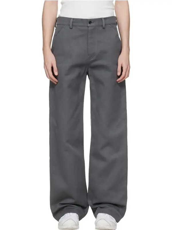 RIER Casual Pants With Belt Loops - Black