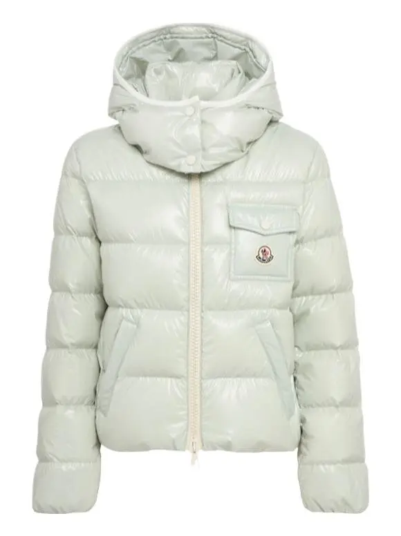 Moncler Hooded Down Jacket - White