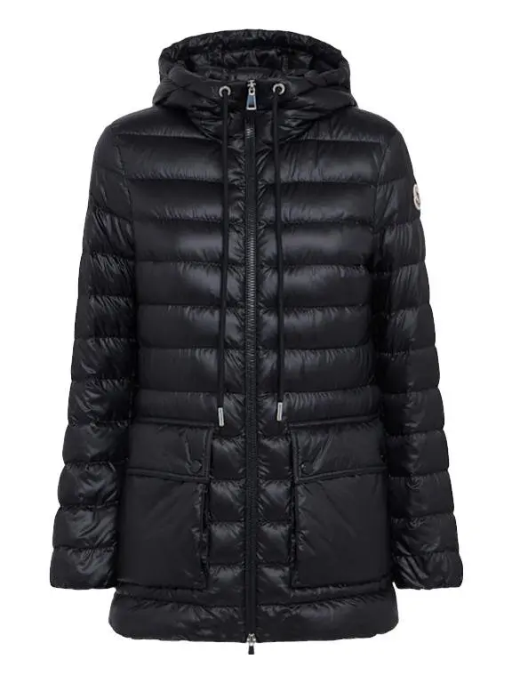 Moncler Quilted Hooded Down Jacket - Black
