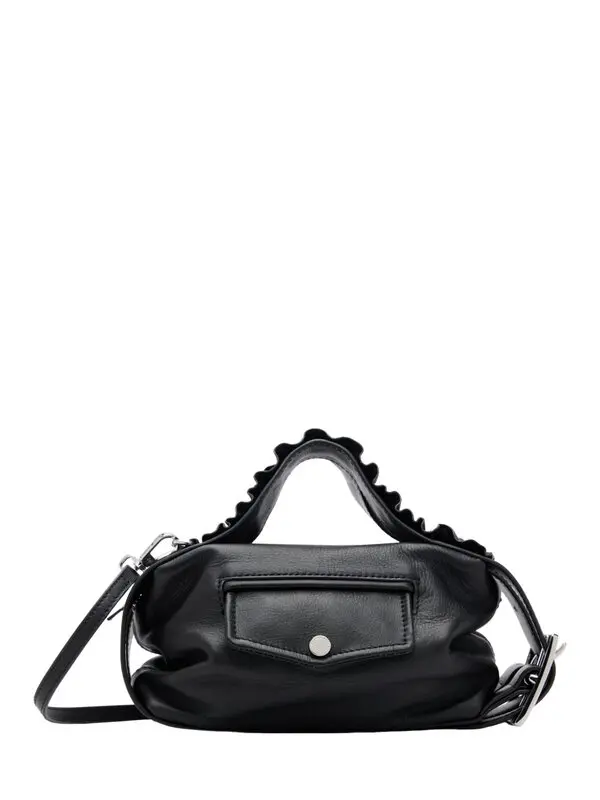 Simone Rocha Mini Biker Frill Belt Bag - Black