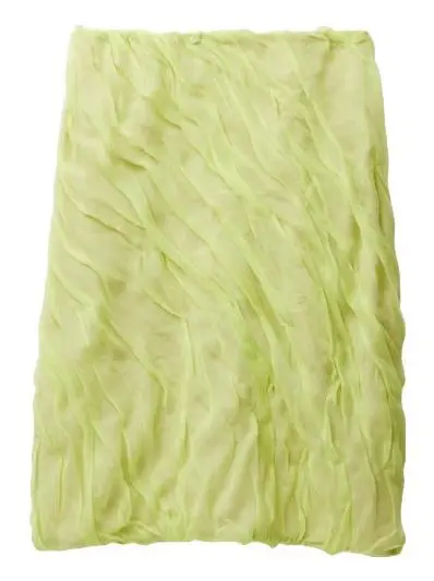 Versace Draped Pencil Skirt - Lime