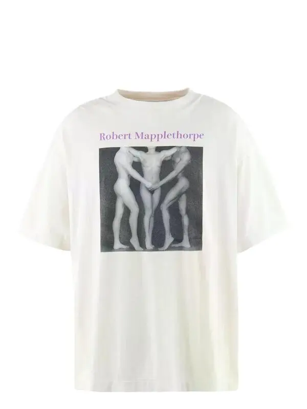 SAINT MXXXXXX Robert Mapplethorpe Photographic-print T-shirt - Neutrals