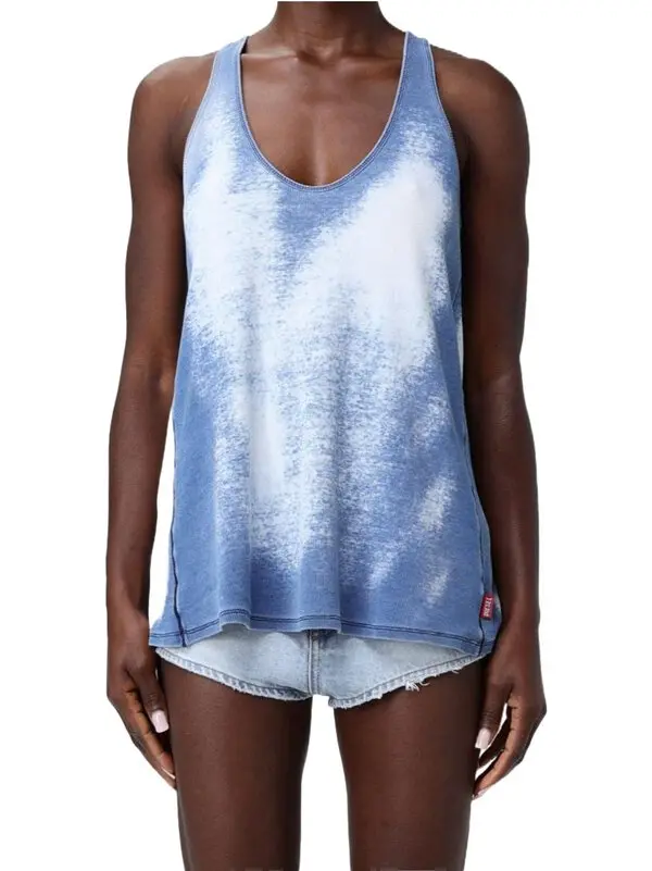 DIESEL® Cotton Dyed Vest - Blue
